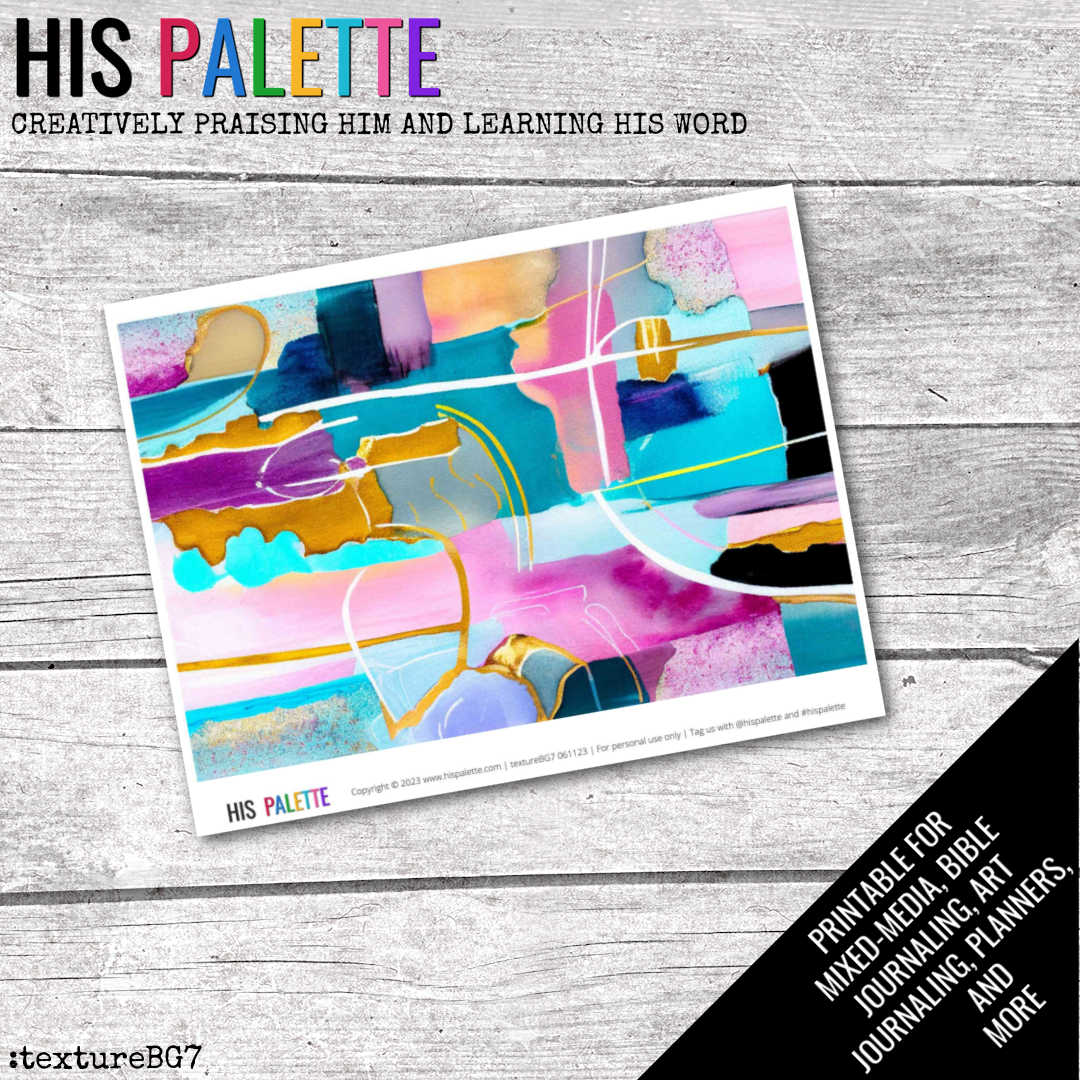 Texture BG7 printable for mixed-media, Bible journaling and faith art ...