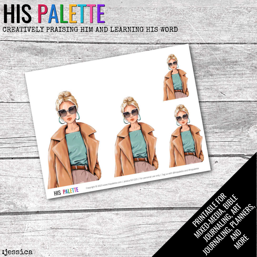 Jessica printable for mixed-media, Bible journaling and faith art – His ...